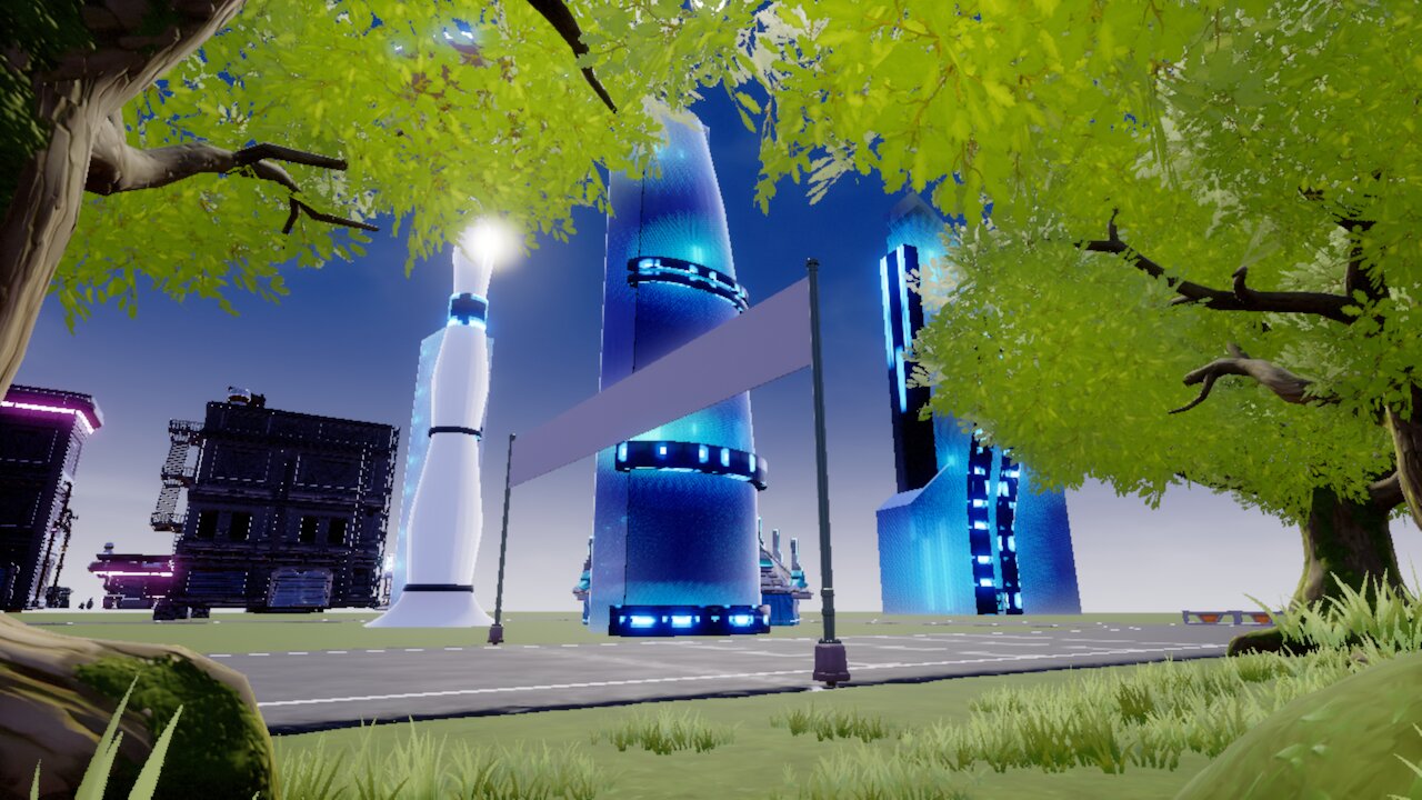 Sci-fi city race by King_Aquila - Core Games